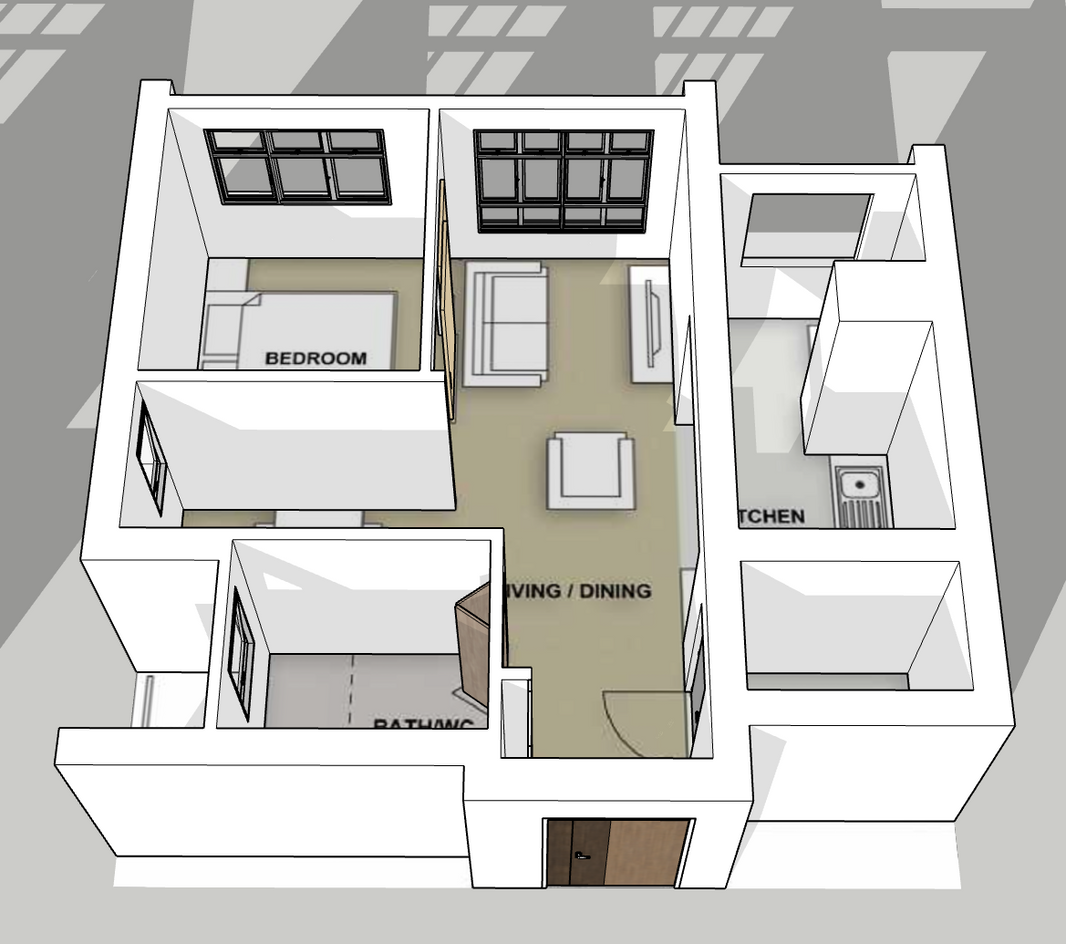 Singapore BTO 2-room 3D models – tagged "HDB 2-room" – BTOmyhome