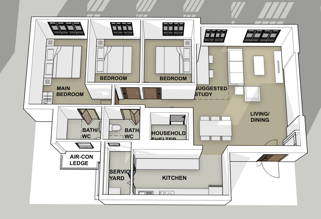 Singapore BTO 5-room 3D models – tagged "HDB 5-room" – BTOmyhome