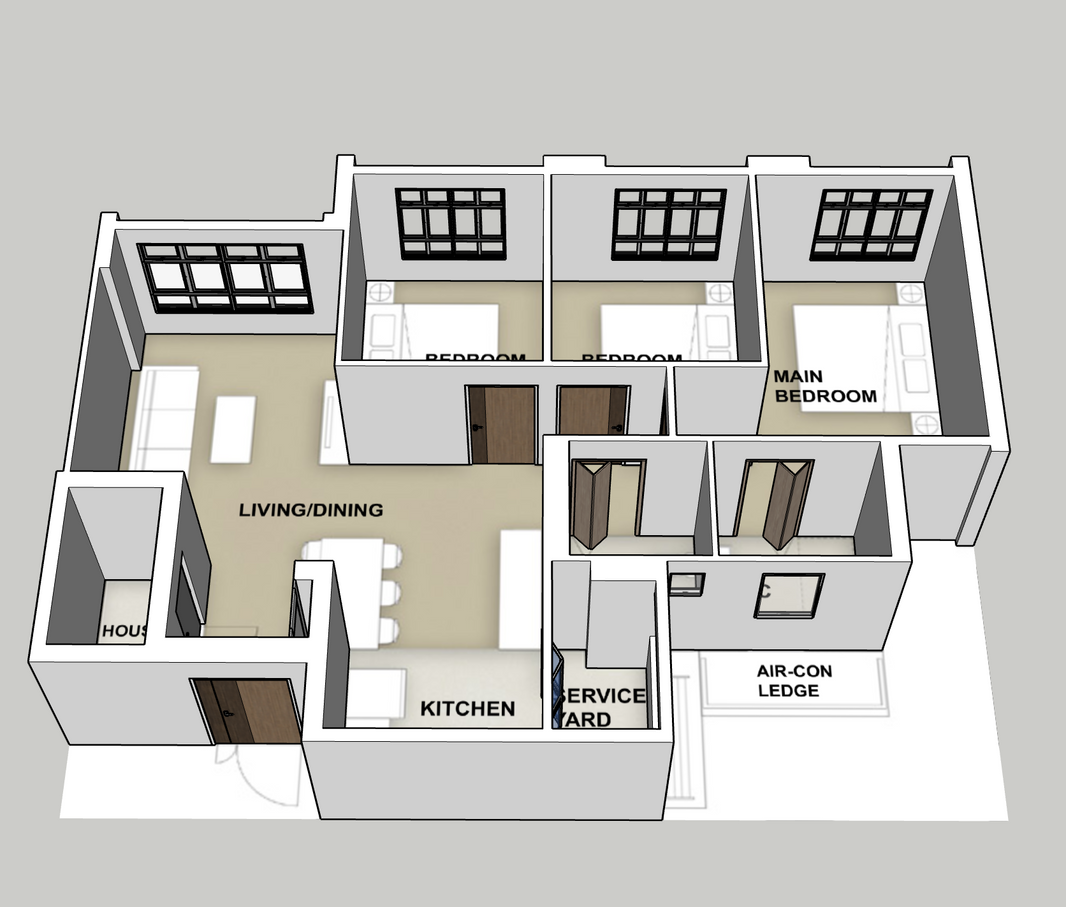 Singapore BTO 4-room 3D models – tagged "HDB 4-room" – BTOmyhome