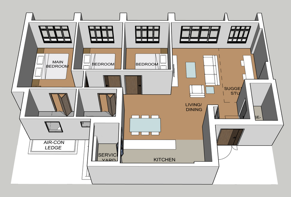 Singapore BTO 5-room 3D models – tagged "HDB 5-room" – BTOmyhome