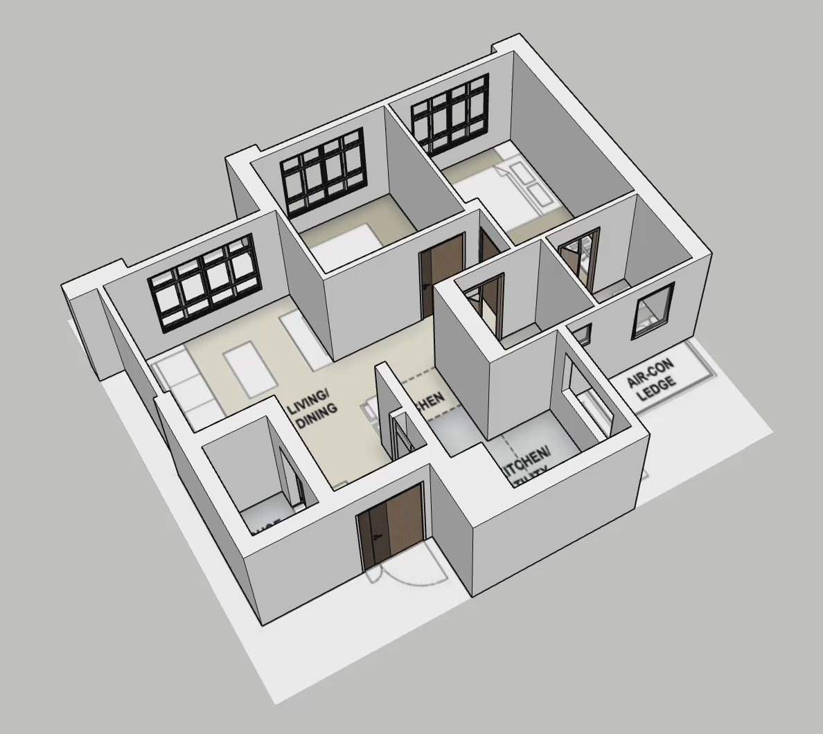 Singapore BTO 3-room 3D models – tagged "HDB 3-room" – BTOmyhome
