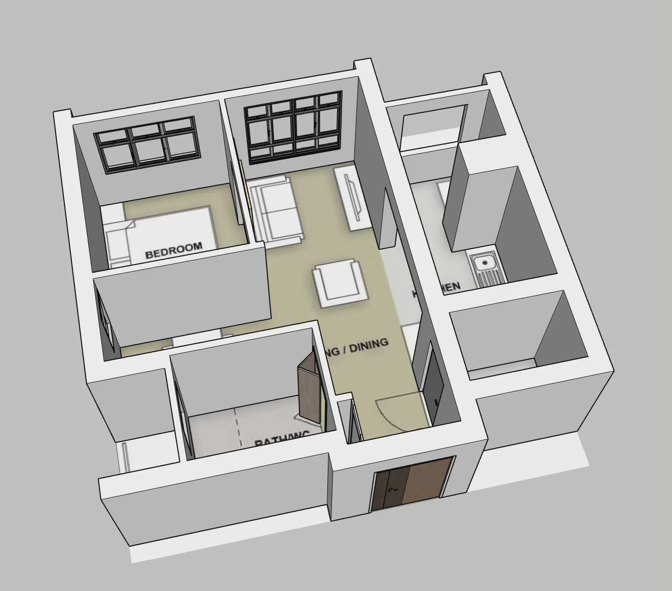 Teban Breeze 2-room type 2 – BTOmyhome