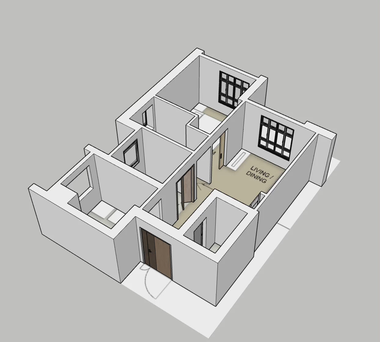 Chencharu Green 2-room type 2 – BTOmyhome